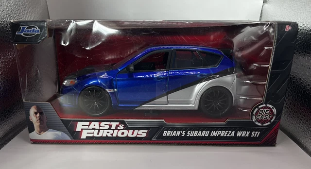 FAST AND FURIOUS Brian's Subaru Impreza WRX STI 2020 Jada Toys Metals Die Cast £16.78 - PicClick UK