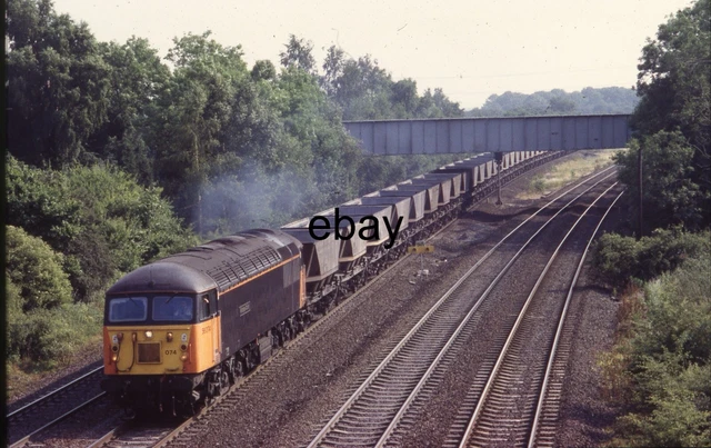 35MM SLIDE - Load Haul Diesel Loco Class 56. 56074 @ Monks Fryston £2. ...