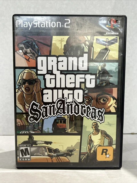 GRAND THEFT AUTO: San Andreas (PlayStation 2, 2004) PS2 - GTA - avec ...
