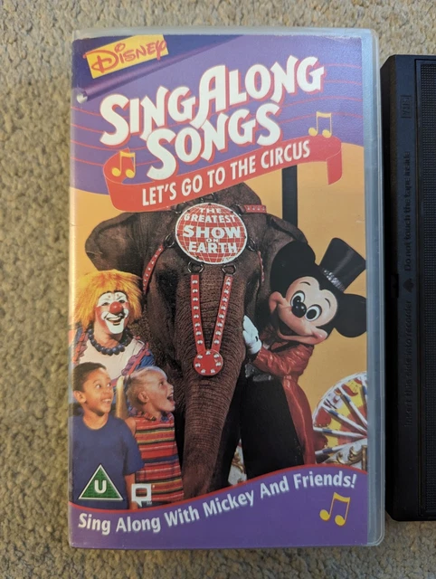 SING ALONG SONGS Let's Go To The Circus VHS Video PAL Disney £4.99 ...