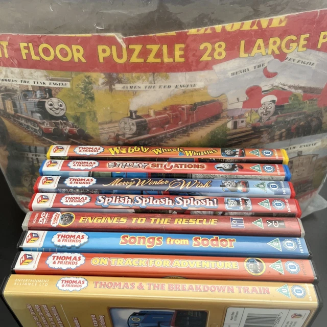 THOMAS & FRIENDS dvd & vintage complete giant puzzle bundle £14.04 ...