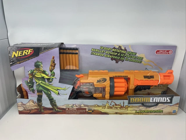 HASBRO NERF DOOMLANDS 2169 Lawbringer Blaster (Target Exclusive) 8+ £47 ...