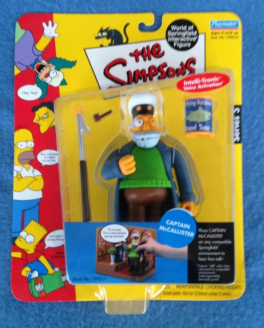 FIGURINE 5 POUCES Captain Mccallister The Simpsons Series 5 Playmates ...