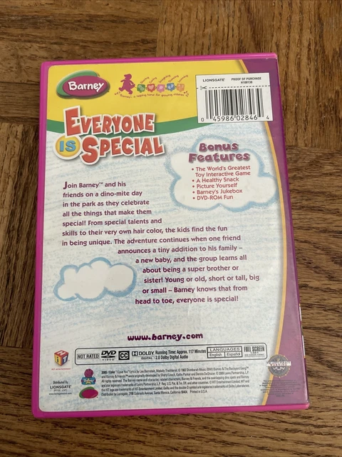 BARNEY EVERYONE IS Special DVD £76.92 - PicClick UK