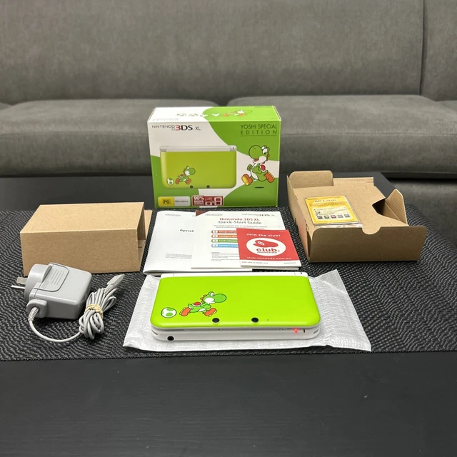 NINTENDO 3DS XL Yoshi Edition Console Complete Boxed 20 Plus Games ...