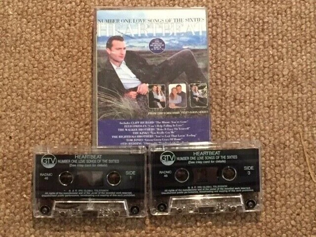HEARTBEAT NUMBER ONE Love Songs Of The Sixties Double Cassette Tape ...
