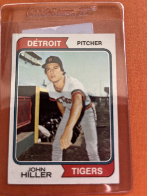 1974 TOPPS BASEBALL 24 JOHN HILLER TIGERS NM Snow White EUR 3,30 ...