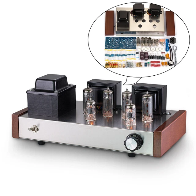 HIFI CLASS AB Tube Power Amplifier DIY Kit Push-pull Stereo Audio Amp ...