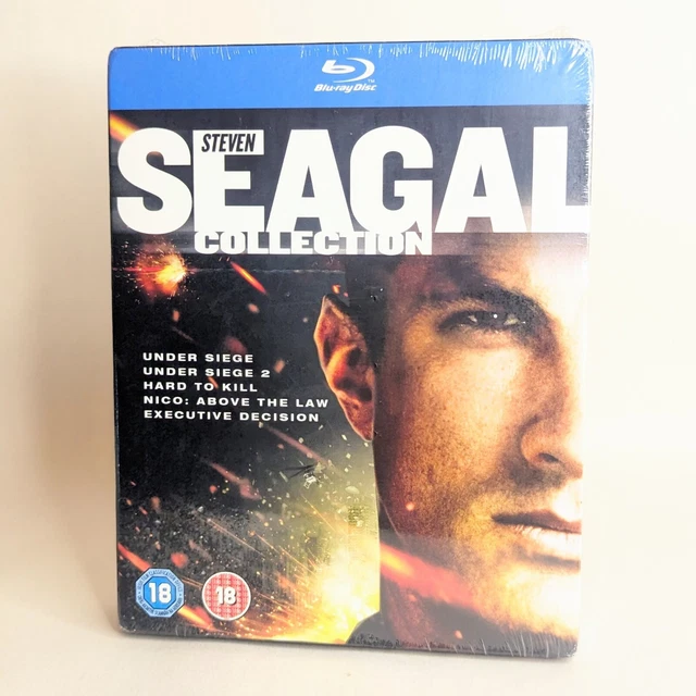 SEAGAL COLLECTION (BLU-RAY) Steven Seagal 5 FILME BRANDNEU WERKSEITIG ...