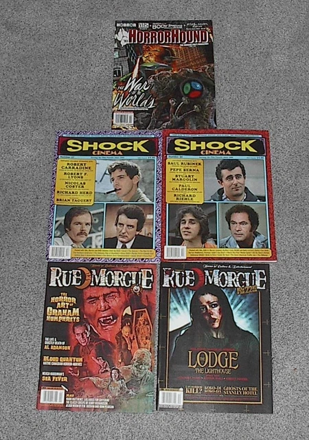 ASSORTED HORROR MONSTER Magazines Lot Five Issues £15.61 - PicClick UK