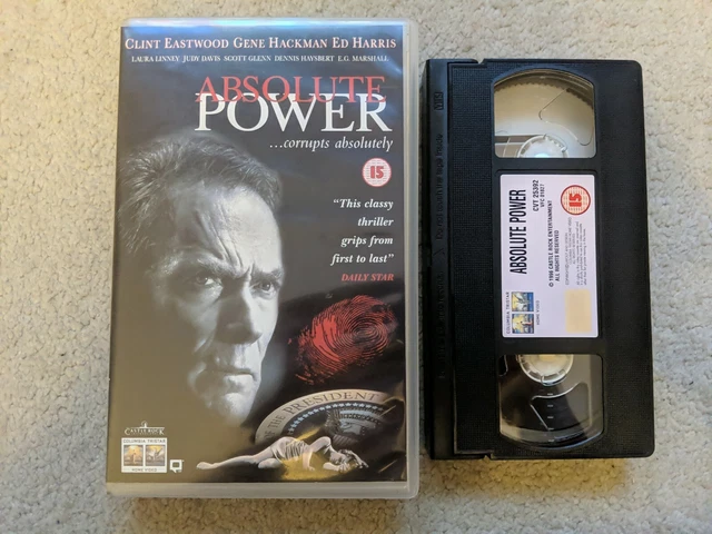 ABSOLUTE POWER VHS Video Big Box Ex Rental Large Case RCA £5.99 ...