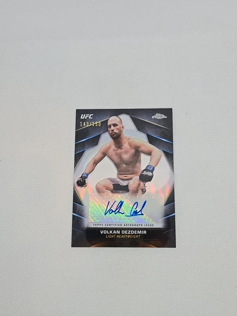 2024 #CVA-VOE VOLKAN Oezdemir Topps chrome réfracteur UFC voiture #/150 ...