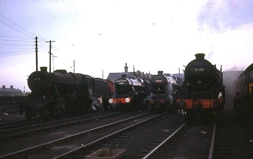 ORIGINAL COLOUR SLIDE of 45156 LMR Black 5 steam loco £2.50 - PicClick UK