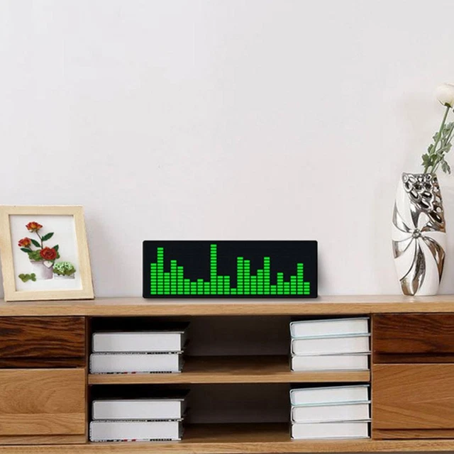 LED MUSIC AUDIO Spectrum Display, VU Meter Indicator Analyzer 9CD8 £25. ...