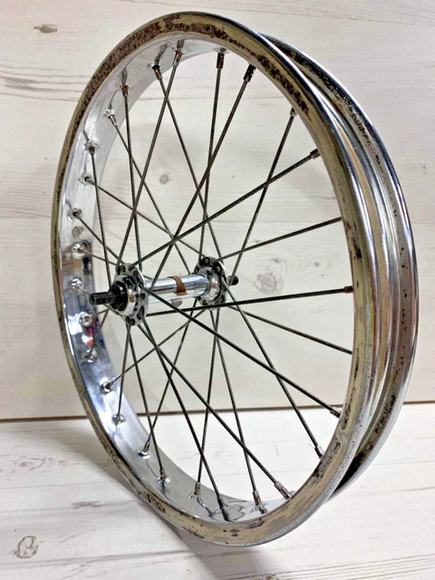 VINTAGE EARLY STURMEY Archer Raleigh MK1 Chopper Front Wheel Original ...