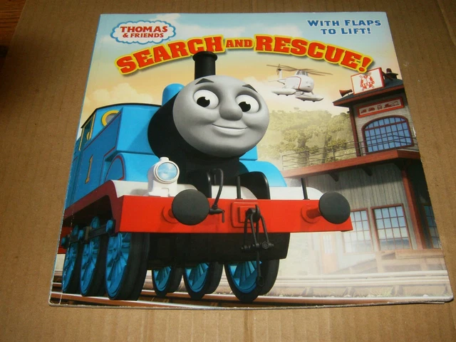 THOMAS & FRIENDS, Search And Rescue! With Flaps To Lift! Softcover Book ...