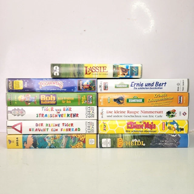 VHS LOT 11 German Movies TV Series Childrens Educational School Bulk ...