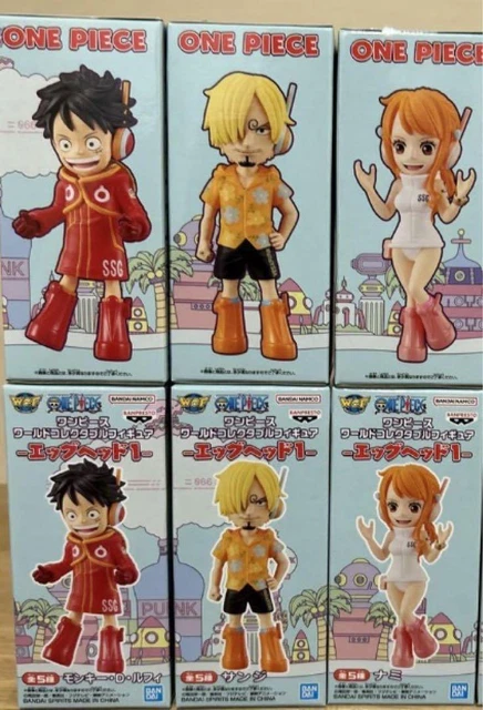 FIGURINE DE COLLECTION Luffy Nami Sanji One Piece World WCF Egghead ...