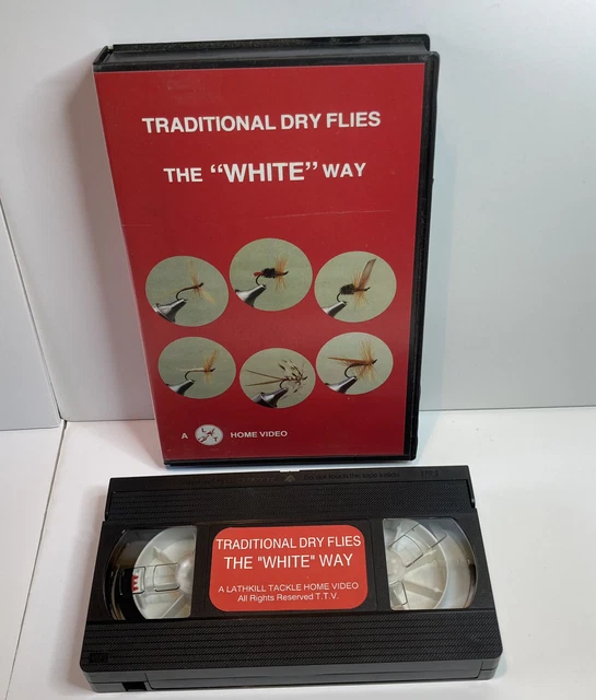 TRADITIONAL DRY FLIES VHS Video The “White” Way Fly Dressing ...