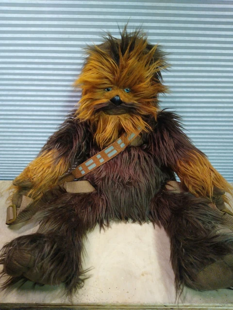 STAR WARS CHEWBACCA Chewy Full Body 24” Plush Backpack Wookie Bag £36. ...