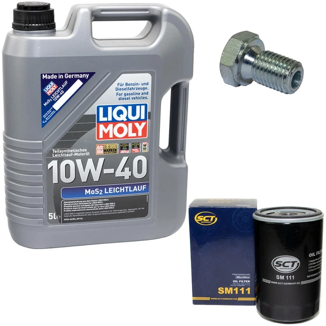 ACEITE DE MOTOR Kit 10W-40 5Litro + Filtro Sm 111 + Tornillo para BMW 3er 5er Z1 EUR 61,87 ...