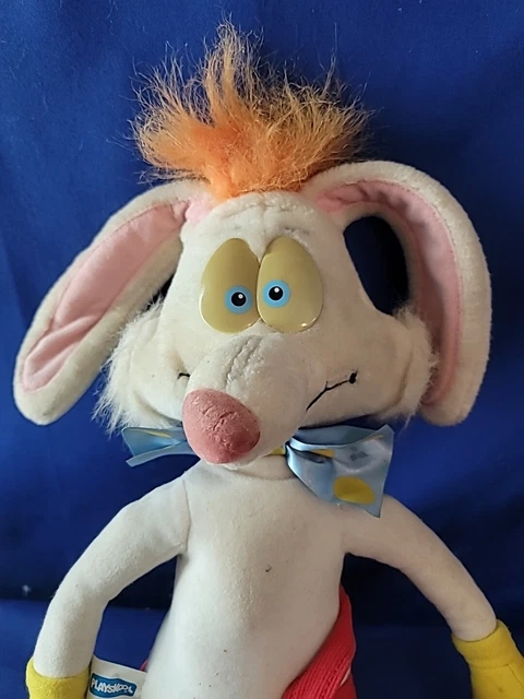 PLAYSKOOL DISNEY ROGER Rabbit 1988 Talking Pull String Plush Toy 18” £ ...