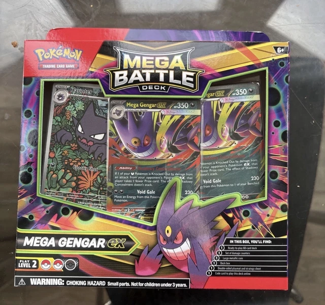 POKÉMON TCG MEGA Battle Deck Mega Gengar Ex - BRANDNEU - SEALED EUR 48 ...
