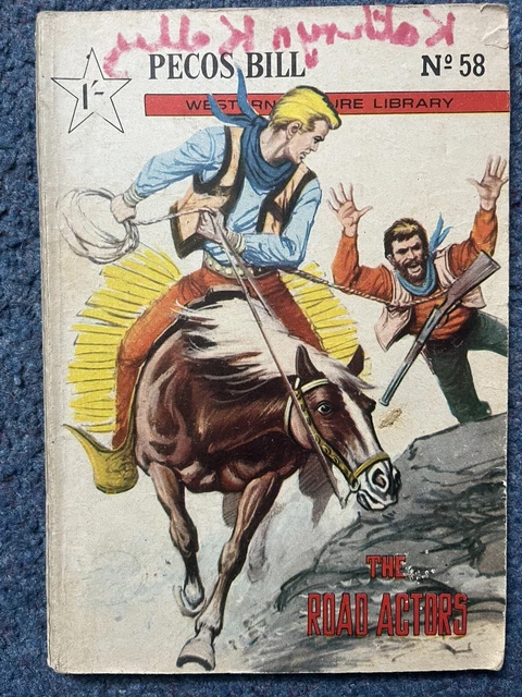 PECOS BILL WILD West Picture Library Comic No. 58 The Road Actors £6.49 ...