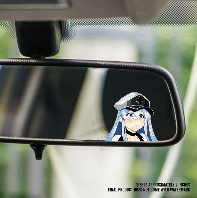 MINI PEEKER ESDEATH, Esdeath Peeker, autocollant Pouty Waifu, Kawaii ...