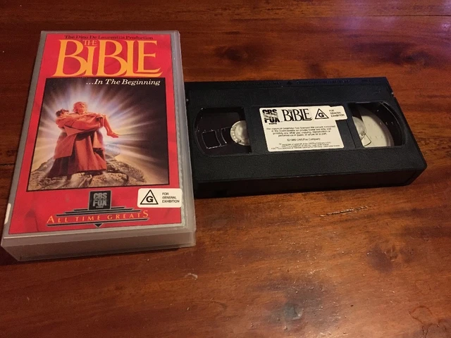 THE BIBLE......IN THE Beginning - Vhs Video Tape $15.00 - PicClick AU