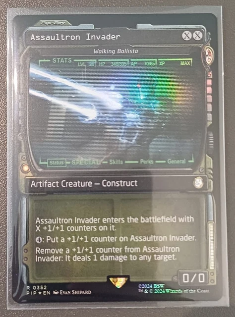 ASSAULTRON INVADER | Feuille | PipShowcase | MTG | Fallout | Presque ...