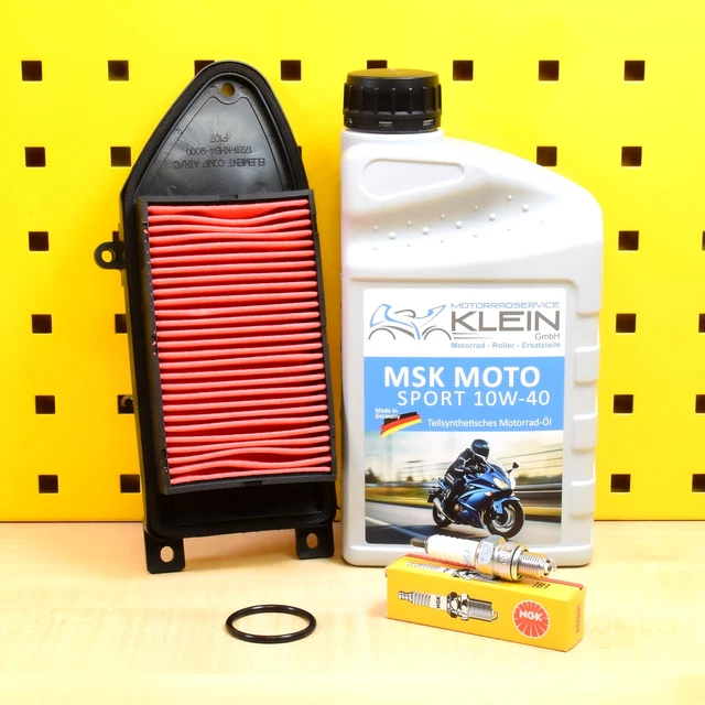 KIT SERVICE MSK Moto 10W40 Filtre à Air NGK Pour :Kymco Agility People ...