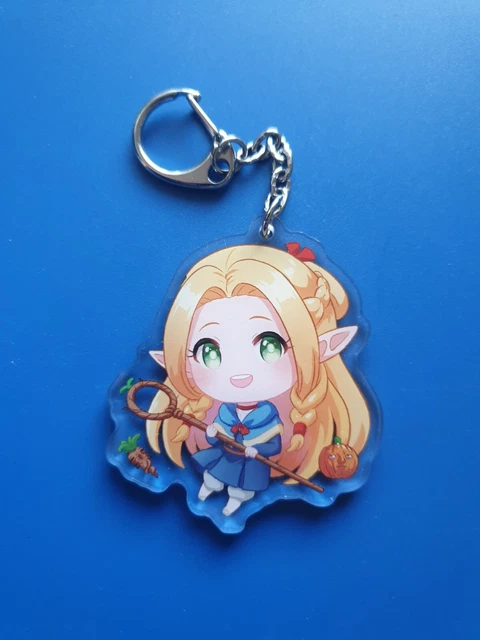 MARCILLE DONATO DUNGEON Meshi Delicious In Dungeon Chibi Anime Keyring ...