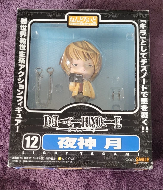 LIGHT YAGAMI NENDOROID 012 Death Note Action Figure Good Smile 2008 ...