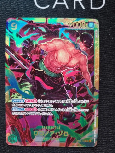 CARTE SEC OP06-118 Roronoa Zoro ONE PIECE Card Japanese EUR 8,50 ...