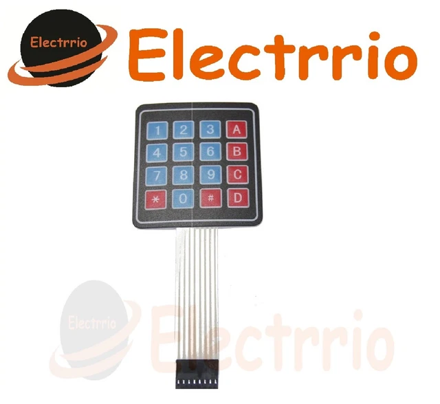 EL0475 TECLADO MATRIZ MEMBRANA 4x4 MODULO matrix teclas ARDUINO desde ... EL0475 TECLADO MATRIZ MEMBRANA 4x4 MODULO matrix teclas ARDUINO desde ...