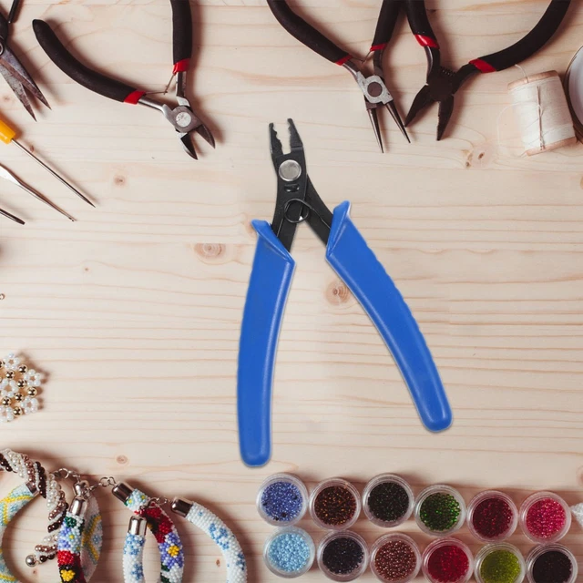 MINI BEAD CRIMPING Pliers Carbon Steel Crimper Tool for DIY Craft ...