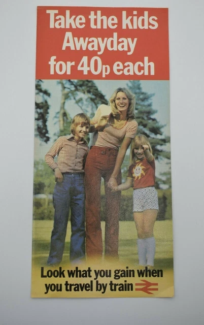 BRITISH RAILWAY LEAFLET Kids Awayday 1977 (s6) £3.50 - PicClick UK