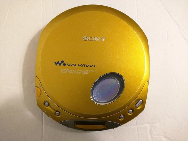 SONY WALKMAN ESP MAX - Portable CD Player - Radium Gold - VGC (D-E350 ...