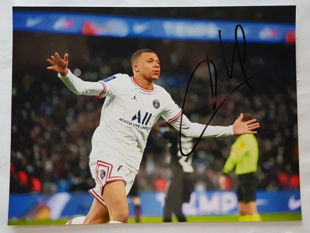 KYLIAN MBAPPE - Paris Saint Germain - Foto 15x20 - Signiert / Autogramm ...