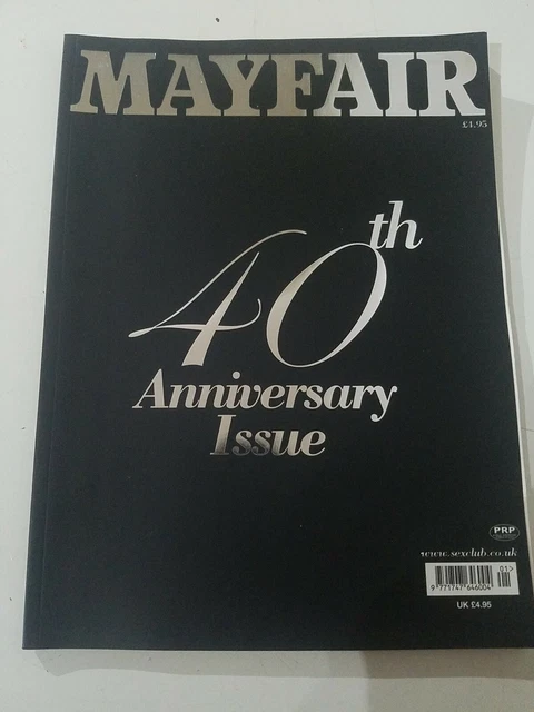 MAYFAIR MAGAZINE 40TH Anniversary issue £39.99 - PicClick UK