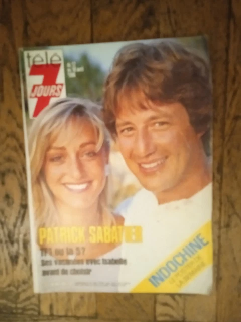 MAGAZINE TÉLÉ 7 jours de 1986 - Patrick Sabatier EUR 5,00 - PicClick FR