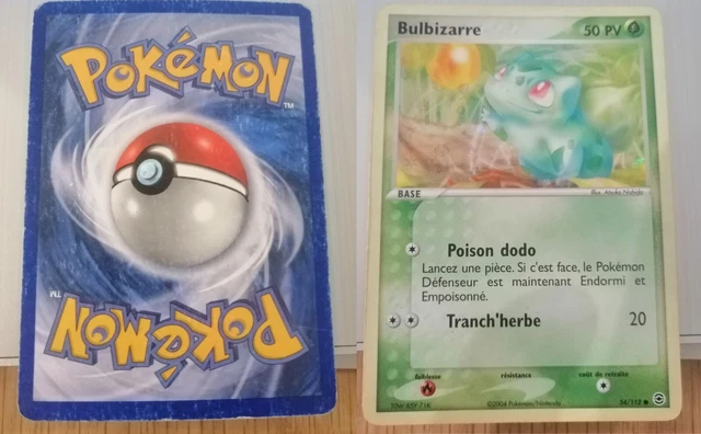 CARTE POKÉMON #HOLOGRAMME Bulbizarre 54/112 EX Rouge Feu & Vert Feuille EUR 10,00 - PicClick FR