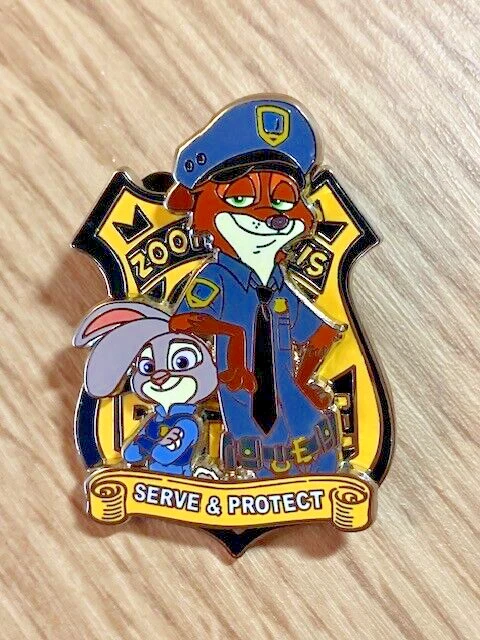 DISNEY ZOOTOPIA JUDY Hopps And Nick Wilde Serve & Protect Pin On Pin EUR 7,35 - PicClick FR