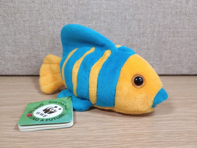 WWF ANNA CLUB Plush Royal Angelfish Regal Angel Fish 1986 World ...