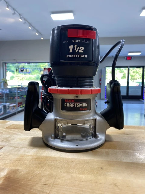 CRAFTSMAN SEARS 1 1/2 Hp Router 315.174921, 25,000 Rpm, 1.5 Hp $59.99 ...