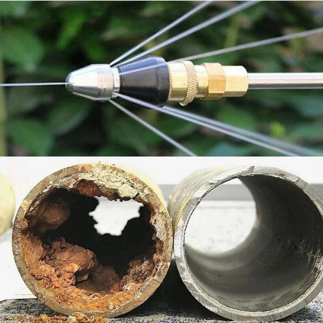 SEWER BLOCKAGE REMOVER Pipe Unclogger Nozzle High Pressure for Pipes 1/ ...