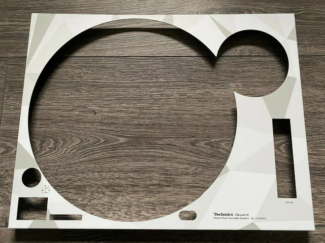 TECHNICS SL-1200 MK2 Light Shapes Faceplate Cover With 1200 Screen ...