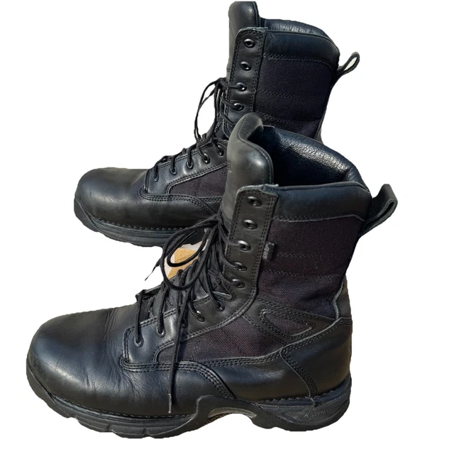 DANNER STRIKER II GTX 8” Black Leather Combat Boots Lace Up 42919 400G ...
