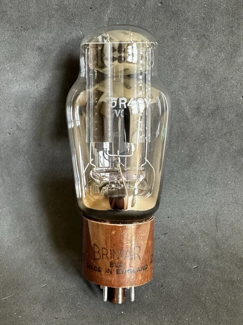 VERY RARE EARLY Stc Brimar 5R4Gy (Western Electric 274B) Black Plate ...